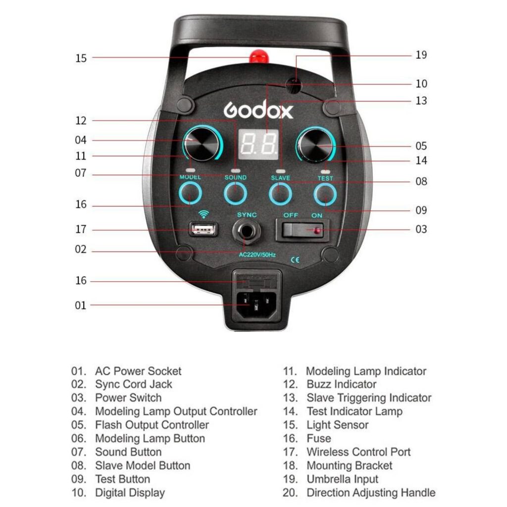 فلاش گودکس Godox QS-600 II – بوکه لند