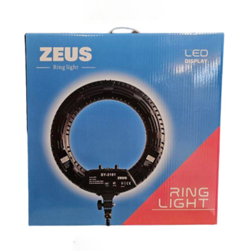 رینگ لایت زئوس ZEUS SY-3161 (45 سانتی متر 96 وات) همراه با سه پایه – بوکه لند